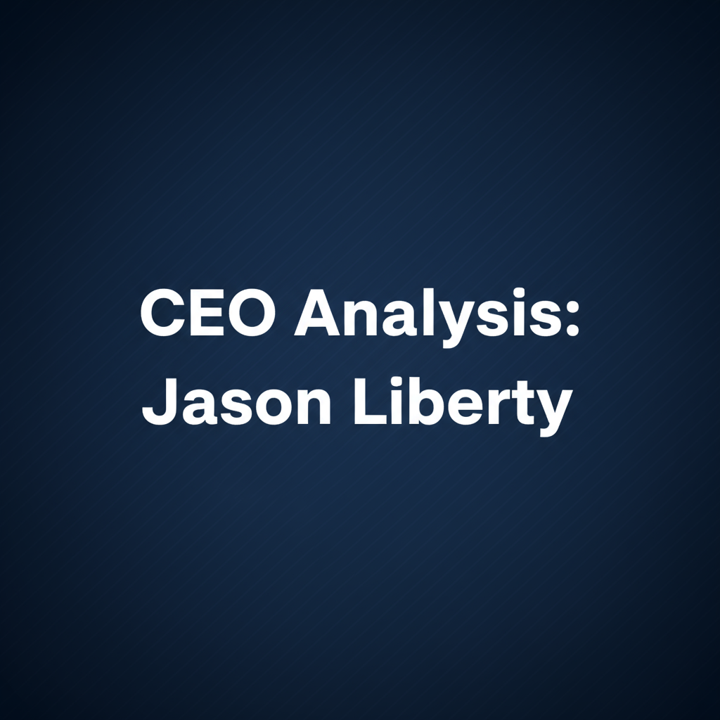 CEO Analysis: Jason Liberty — CEO of Royal Caribbean Group (RCL ...